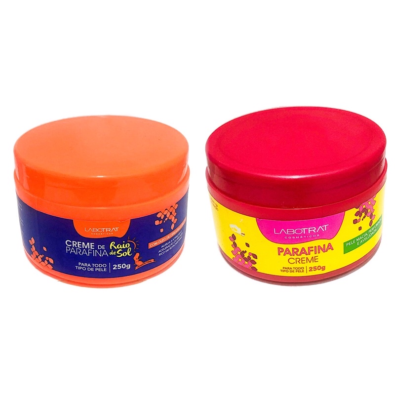 Kit Parafina Bronzeadora + Parafina Banho de Lua 250g cada | Shopee Brasil
