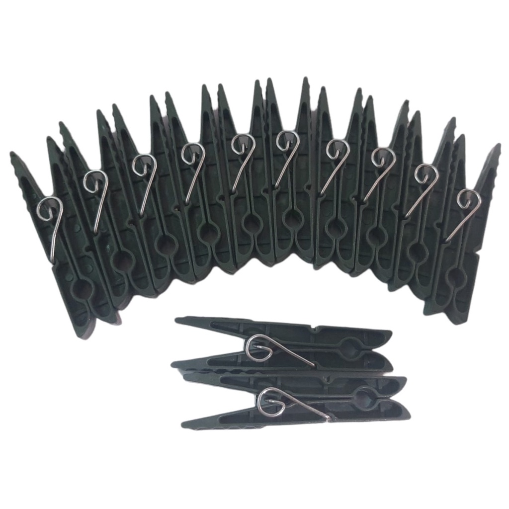 Prendedor de Roupa Tradicional Com 12 Unidades Pregador | Shopee Brasil