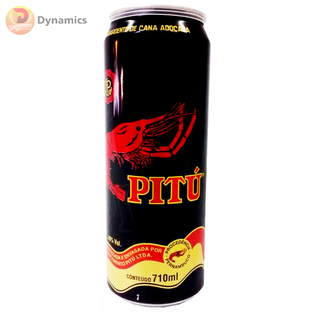 Cachaça Brasileira Pitu Lata 710ml Drinks Original | Shopee Brasil