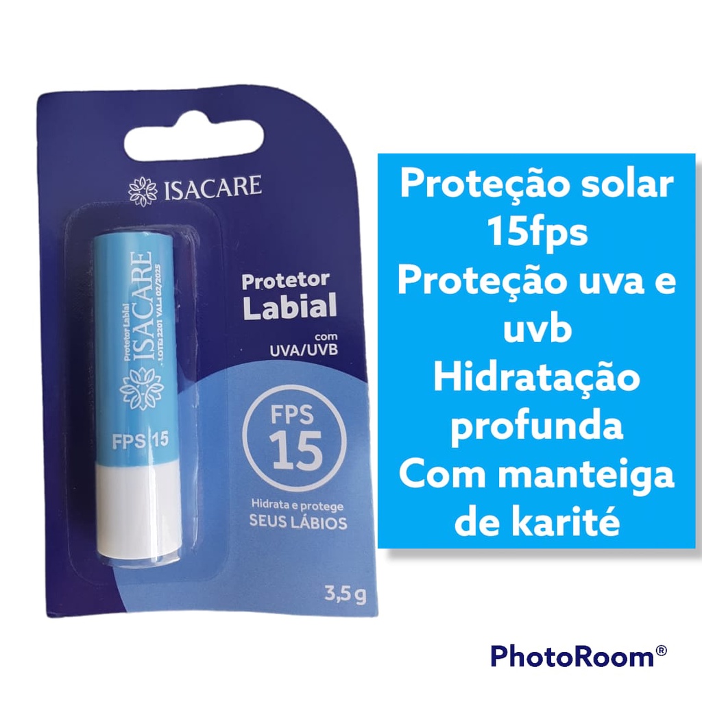 protetor labial e hidratante labial isacare | Shopee Brasil