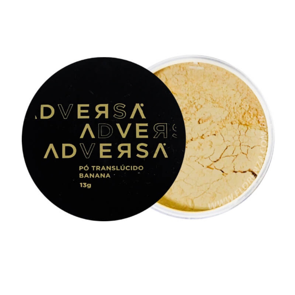 Pó Facial Adversa Translúcido Vegano Banana Pessego Incolor | Shopee Brasil