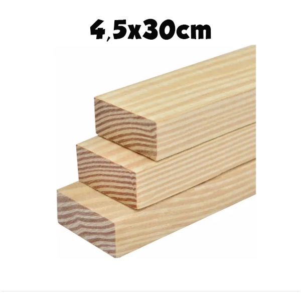 Sarrafo madeira 4,5cm largura Pinus Aparelhado e Lixado | Shopee Brasil