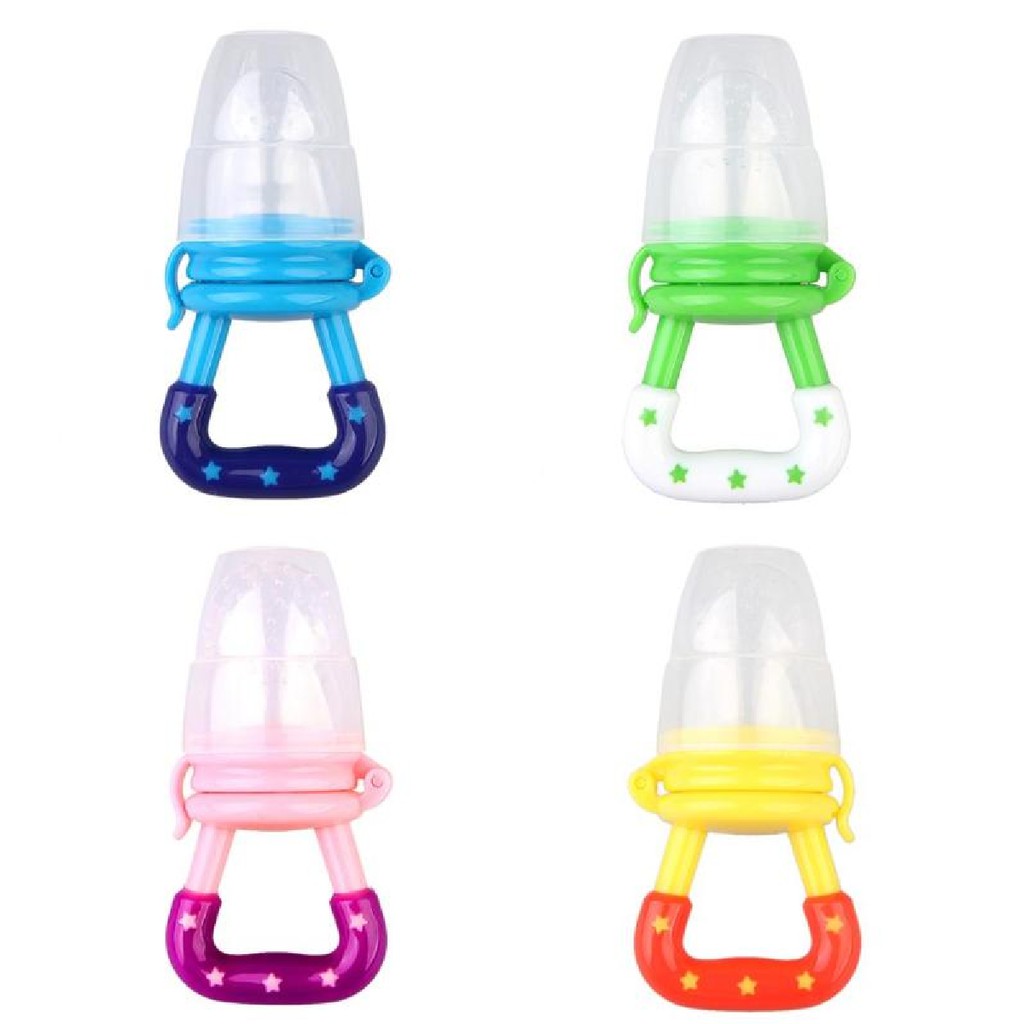 Alimentador Bebê Frutas Bicos De Silicone Chupeta | Shopee Brasil