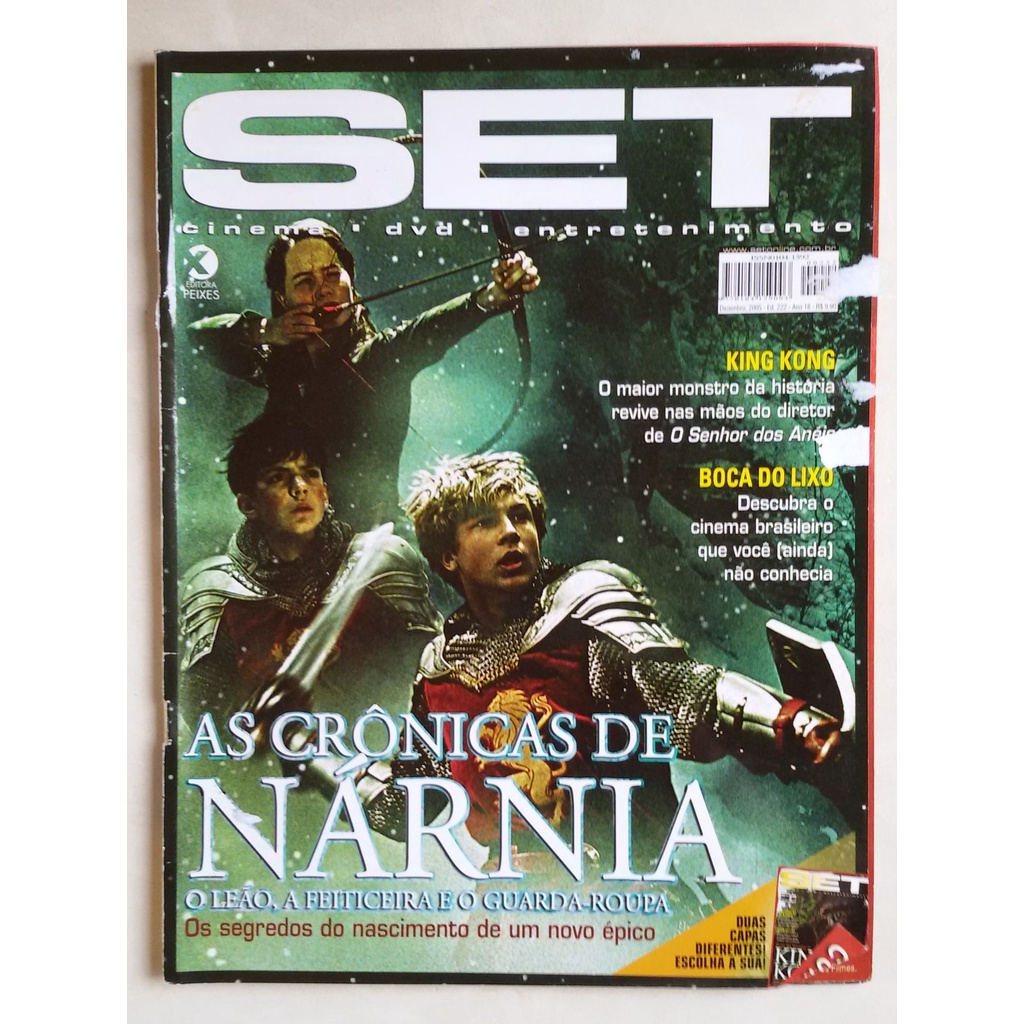 Revista Set Cinema 222 As Cronicas De Narnia King Kong 299n | Shopee Brasil