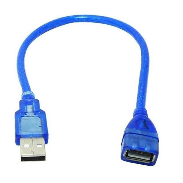 Cabo Extensor Usb 2.0 Macho X Fêmea 30Cm Blindado | Shopee Brasil