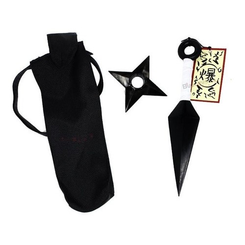 Kit Kunai Naruto Com Shuriken Naruto Porta Kunai Naruto K33 | Shopee Brasil