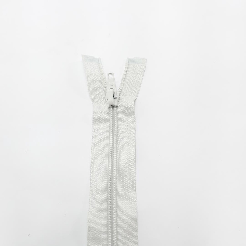 5 un Zíper Nylon Destacável 65 cm Branco Gelo 8140 277S31 | Shopee Brasil