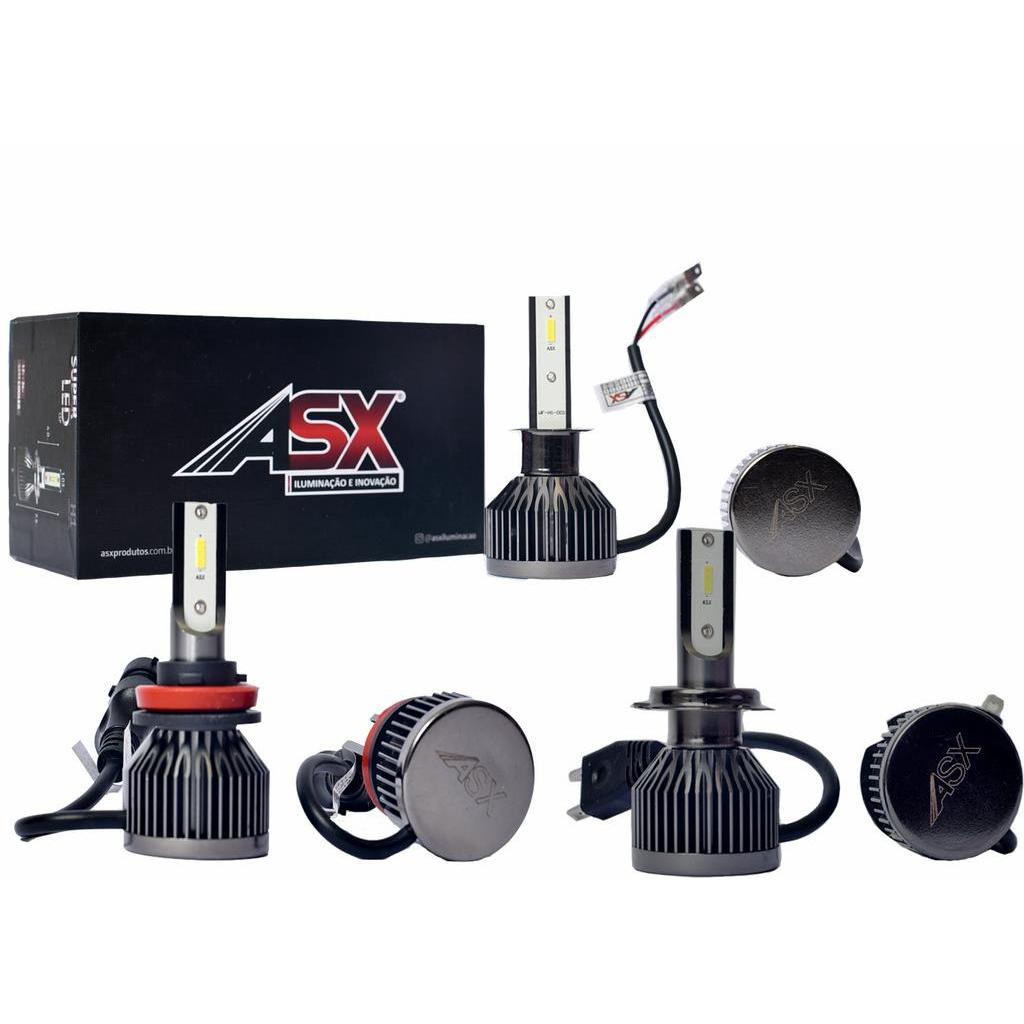 Lampada Ultra Led Asx H11 H7 H1 3 Pares 6000k 40w 5500 Lumens Led Asx ...