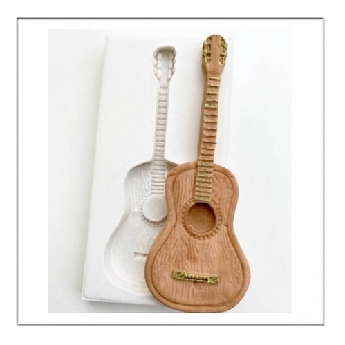 Molde De Silicone Violão Viola Para Decorar Musica | Shopee Brasil