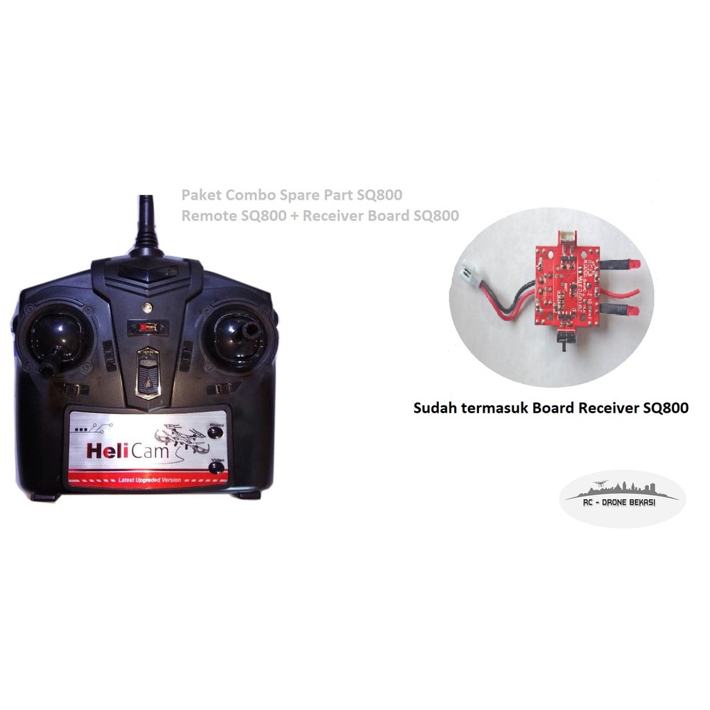 Controle Remoto Combo SQ800 SQ800C E Placa Receptor Blackhawk SQ800 ...