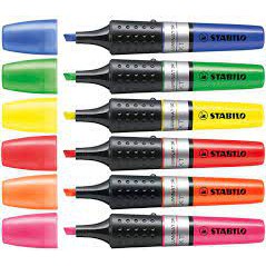 MARCADOR STABILO LUMINATOR XT | Shopee Brasil
