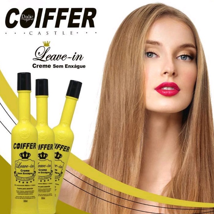 Leave-in Creme Sem Enxague Coiffer 300ml | Shopee Brasil