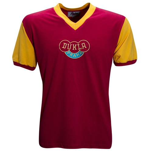 Camisa Retro Dukla Praga Tchecoslováquia Década 60 Ligaretr | Shopee Brasil