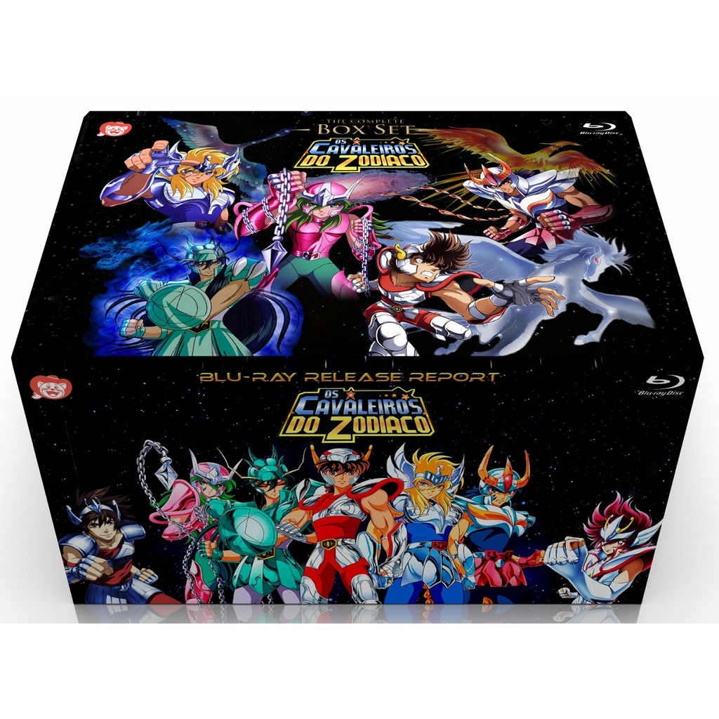 Box Blu-ray Os Cavaleiros do Zodíaco + Cavaleiros do Zodíaco Ômega - Caixa completa | Shopee Brasil