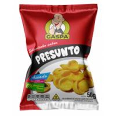 Salgadinho GASPA 50G Sabor PRESUNTO | Shopee Brasil