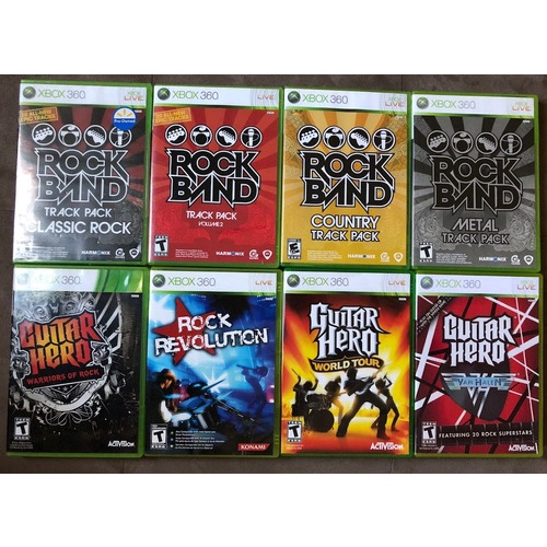 rock band xbox 360 midia fisica na caixinha para destravado Shopee Brasil