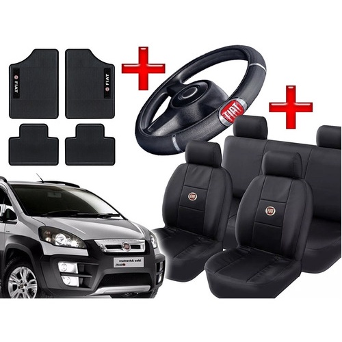 Kit Tapete + Capa Banco + Capa De Vol P/ Fiat Idea | Shopee Brasil