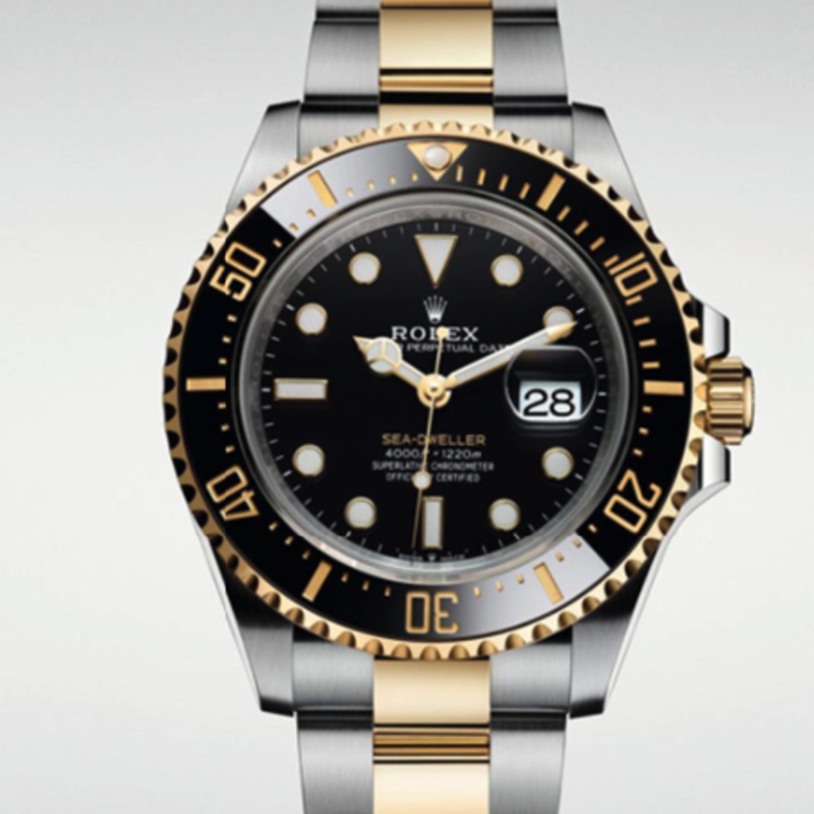 Relógio Rolex Submariner Quartz Luxo Prata C/ Dourado E Prata | Shopee ...