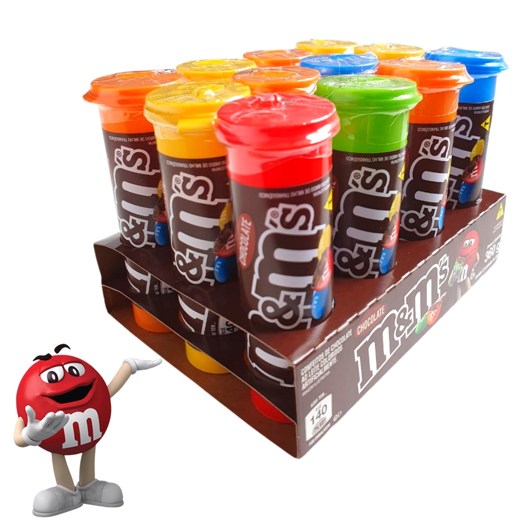 M&M's Confeitos de Chocolate C/ 12 Unidades | Shopee Brasil