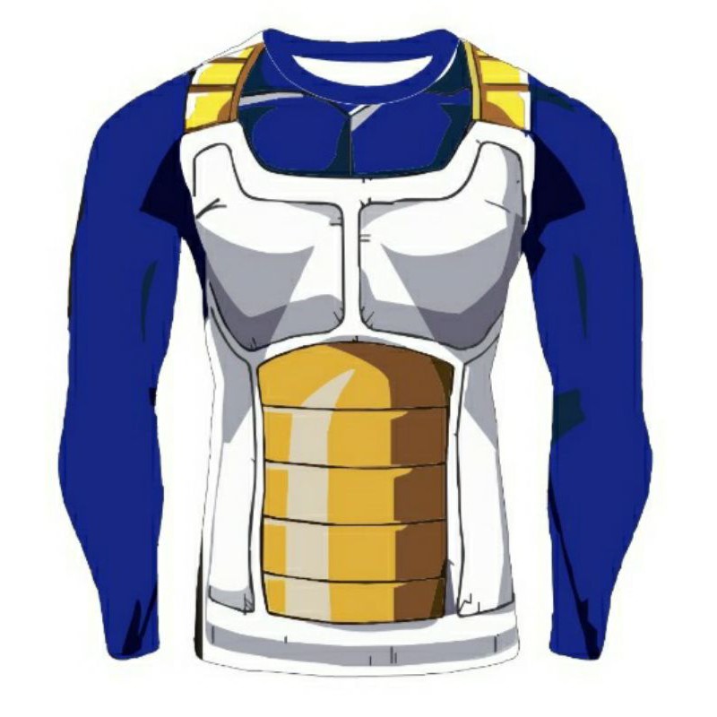 Camiseta Compressão Vegeta Goku Rash Guard Fantasia Cosplay | Shopee Brasil