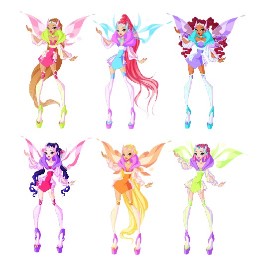 Super Winx (Aplique 5cm / 30 unids) | Shopee Brasil