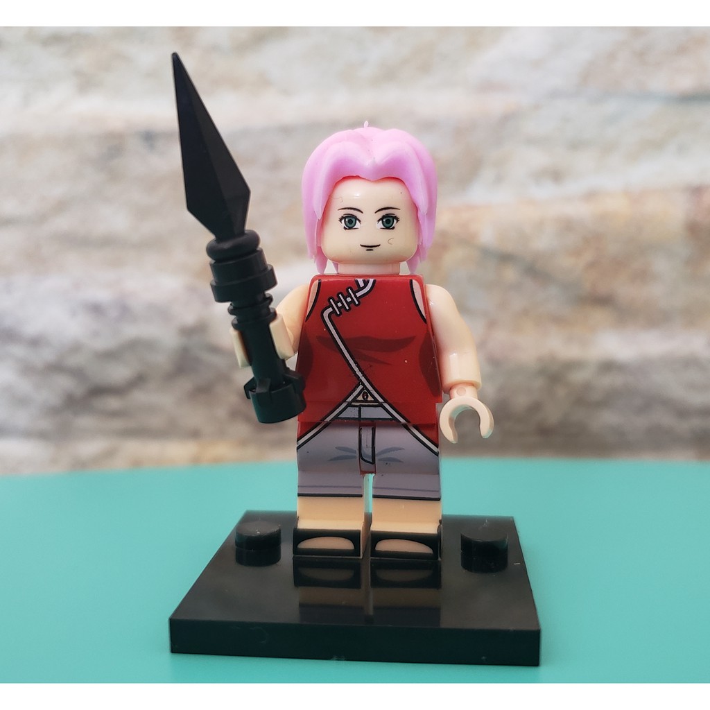 Boneco Minifigure Naruto Sakura Haruno Compativel | Shopee Brasil