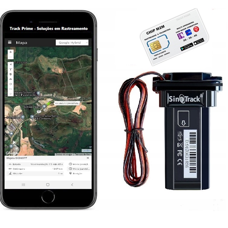 Rastreador Veicular GPS Sinotrack ST-901 com aplicativo e Chip M2M Carro Moto Caminhão | Shopee ...