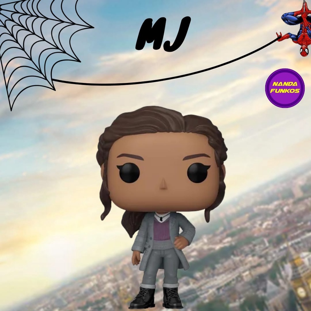 Funko Pop! Movies: Spider Man No Way Home - MJ | Shopee Brasil