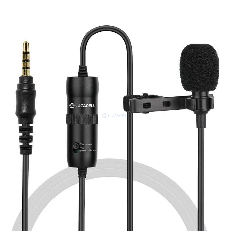 Microfone Lapela LC-M1 LUCACELL Original P/ Câmera E Celular YOUTUBER ...