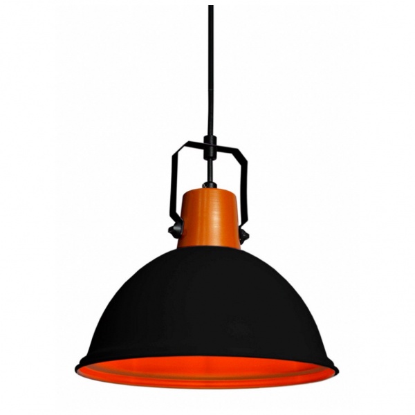 Luminária de Teto Pendente Taschibra Factory M Interior Cobre 1XE27 ...