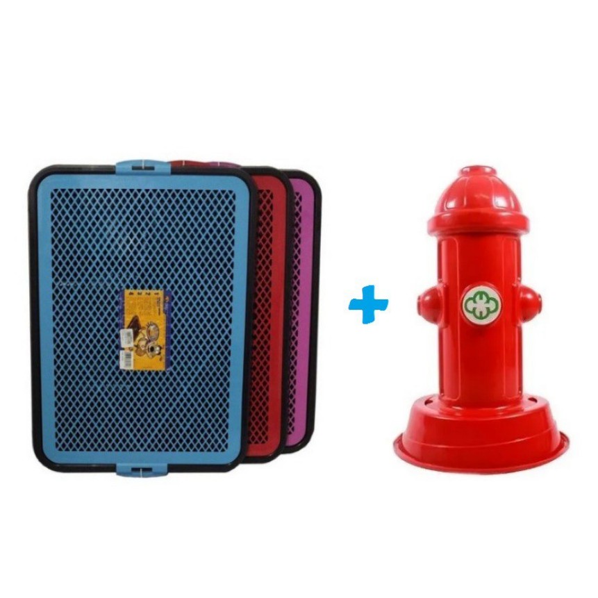 Kit Hidrante Poste Postinho Educador Xixi Fácil + Tapete Canino ...