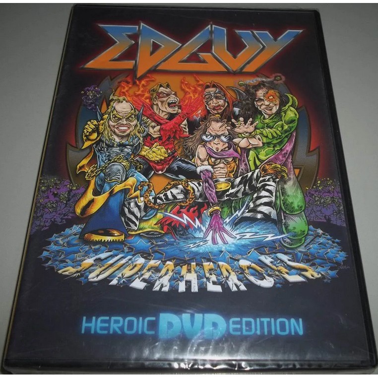 Edguy - Superheroes - Heroic Dvd Edition (lacrado) | Shopee Brasil
