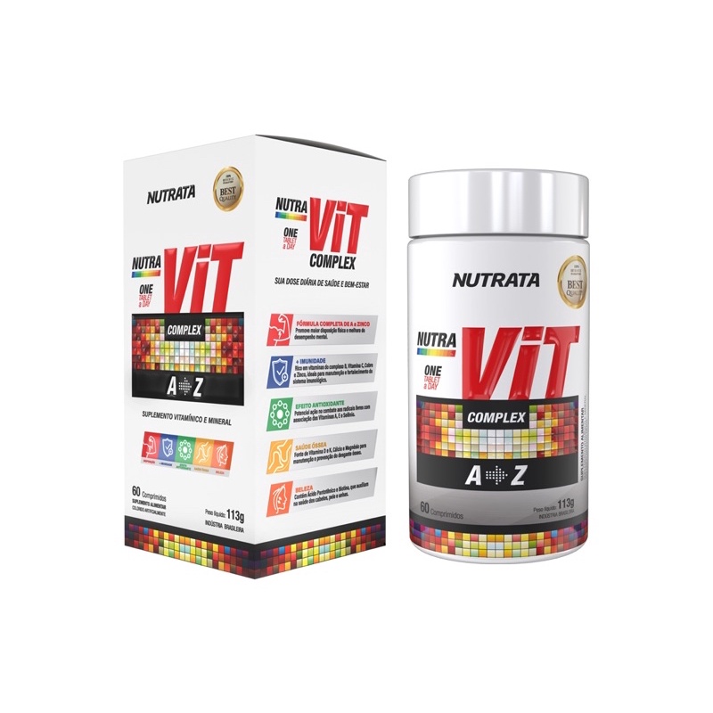 Nutrata Nutravit Complex 60 Comprimidos | Shopee Brasil