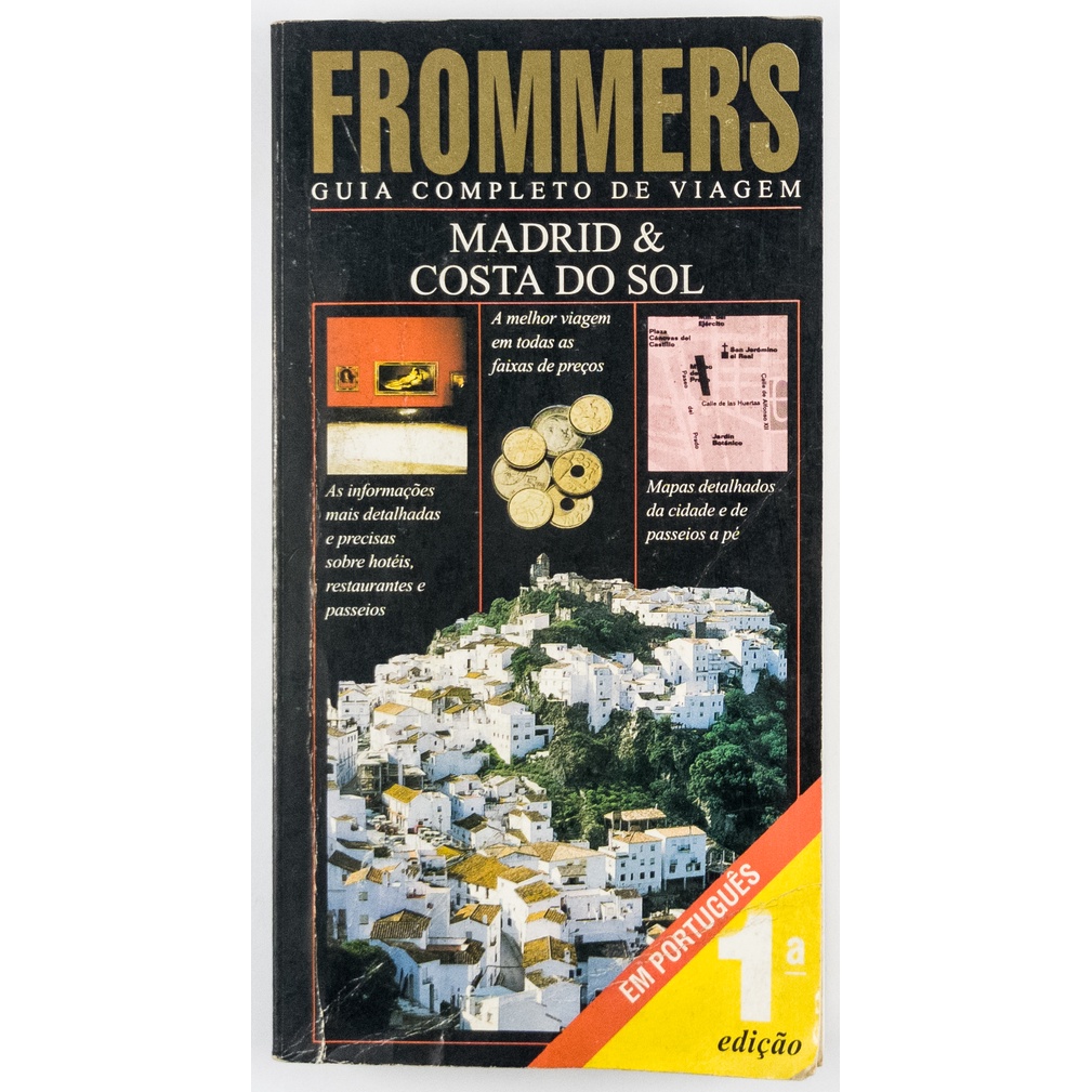 Livro Frommer's Guia Completo Viagem Madrid Costa do Sol | Shopee Brasil