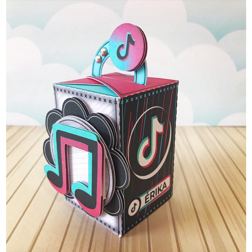 Caixa Personalizada Tik Tok | Shopee Brasil