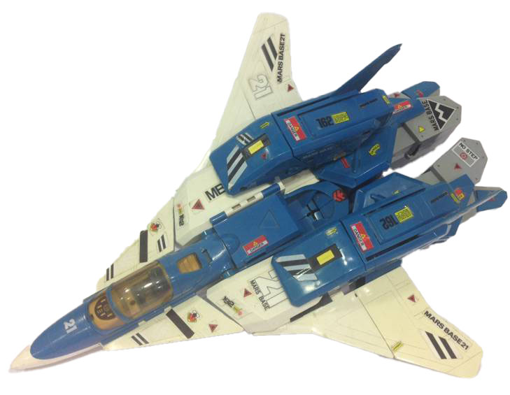 Blue Alpha Fighter Mars Base Robotech Macross Mospeada Gakken | Shopee ...