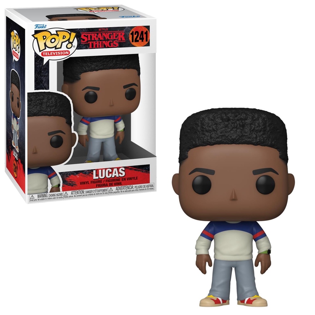 Funko Pop! Stranger Things Lucas 1241# | Shopee Brasil
