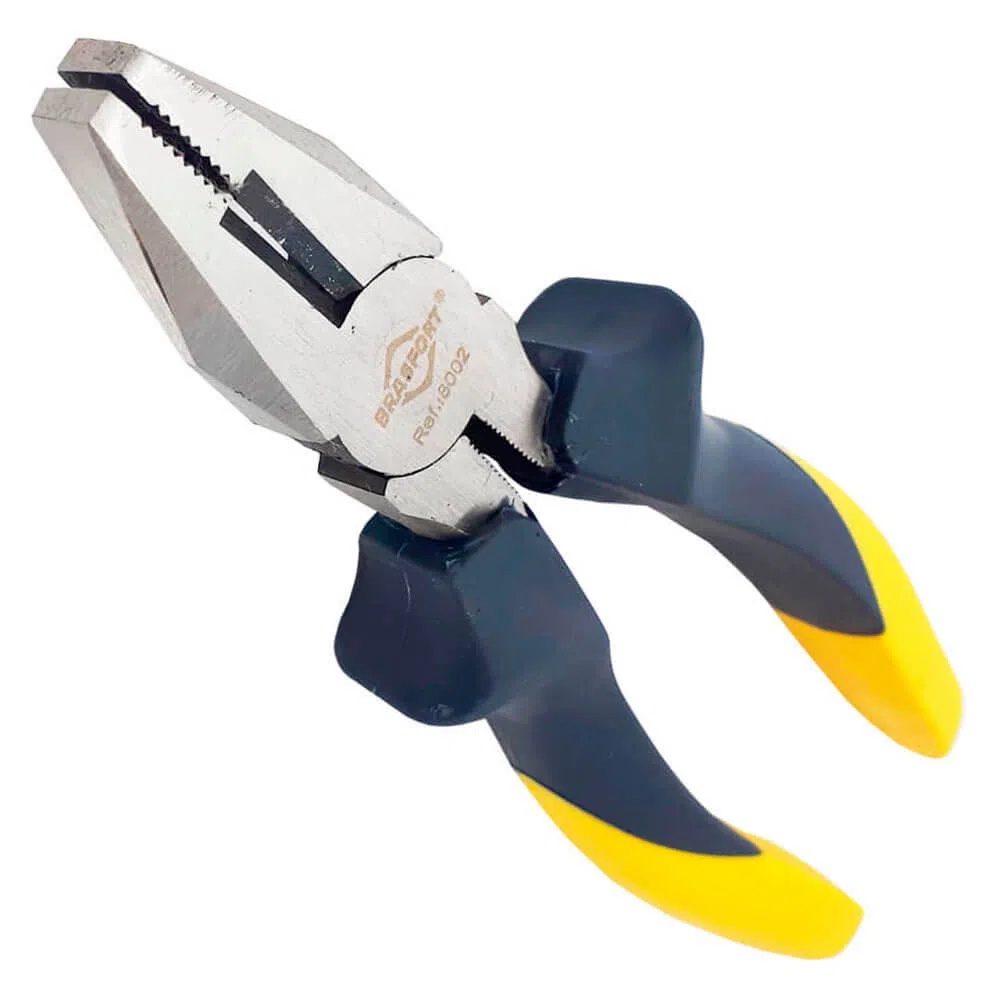 Alicate universal 8" Polido Brasfort | Shopee Brasil