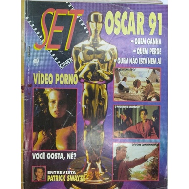 Revista Set Cinema Oscar 91 Entrevista Patrick Swayze | Shopee Brasil
