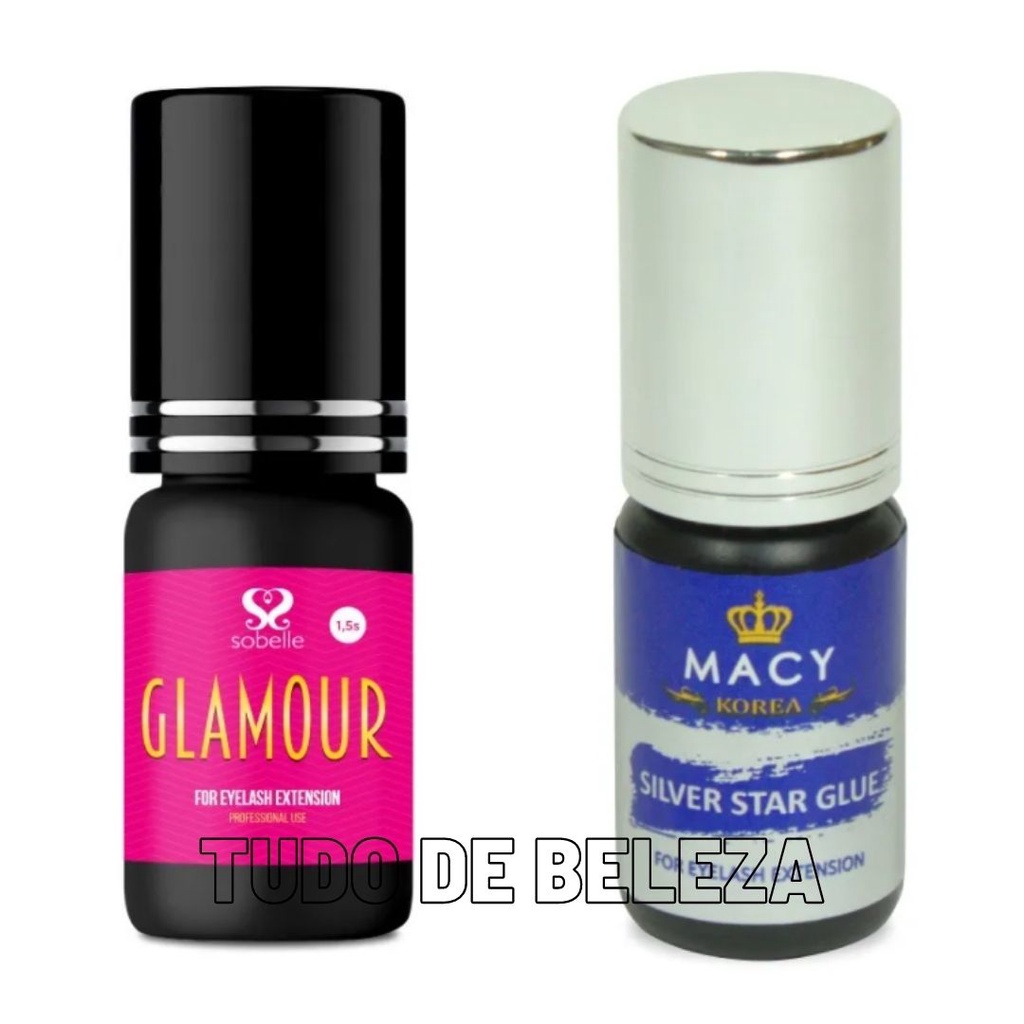 Cola Para Alongamento De Cílios Sobelle Glamour Macy Perfect Glue Extensão de Cílios | Shopee Brasil