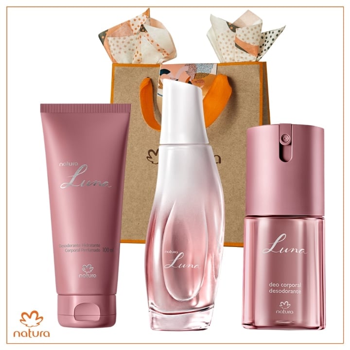 Kit Luna TRADICIONAL Hidratante Corporal 100ml + Perfume Luna 75ml ...