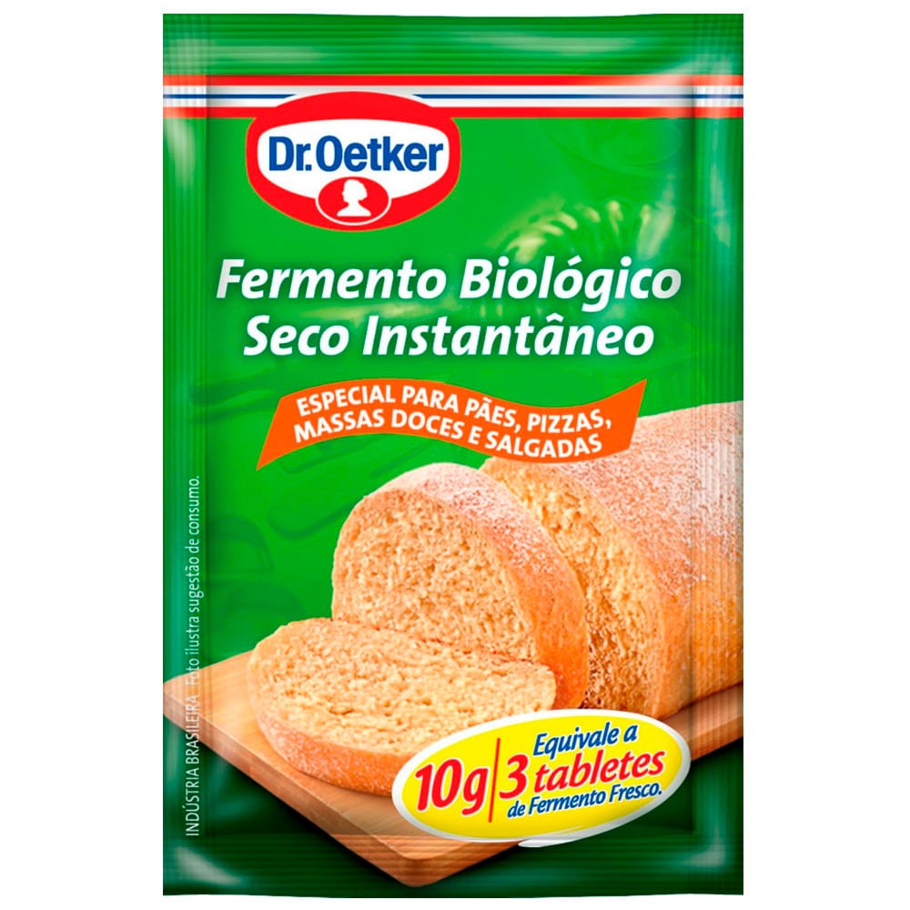 Fermento Biológico Seco Dr. Oetker 10G Instantâneo | Shopee Brasil