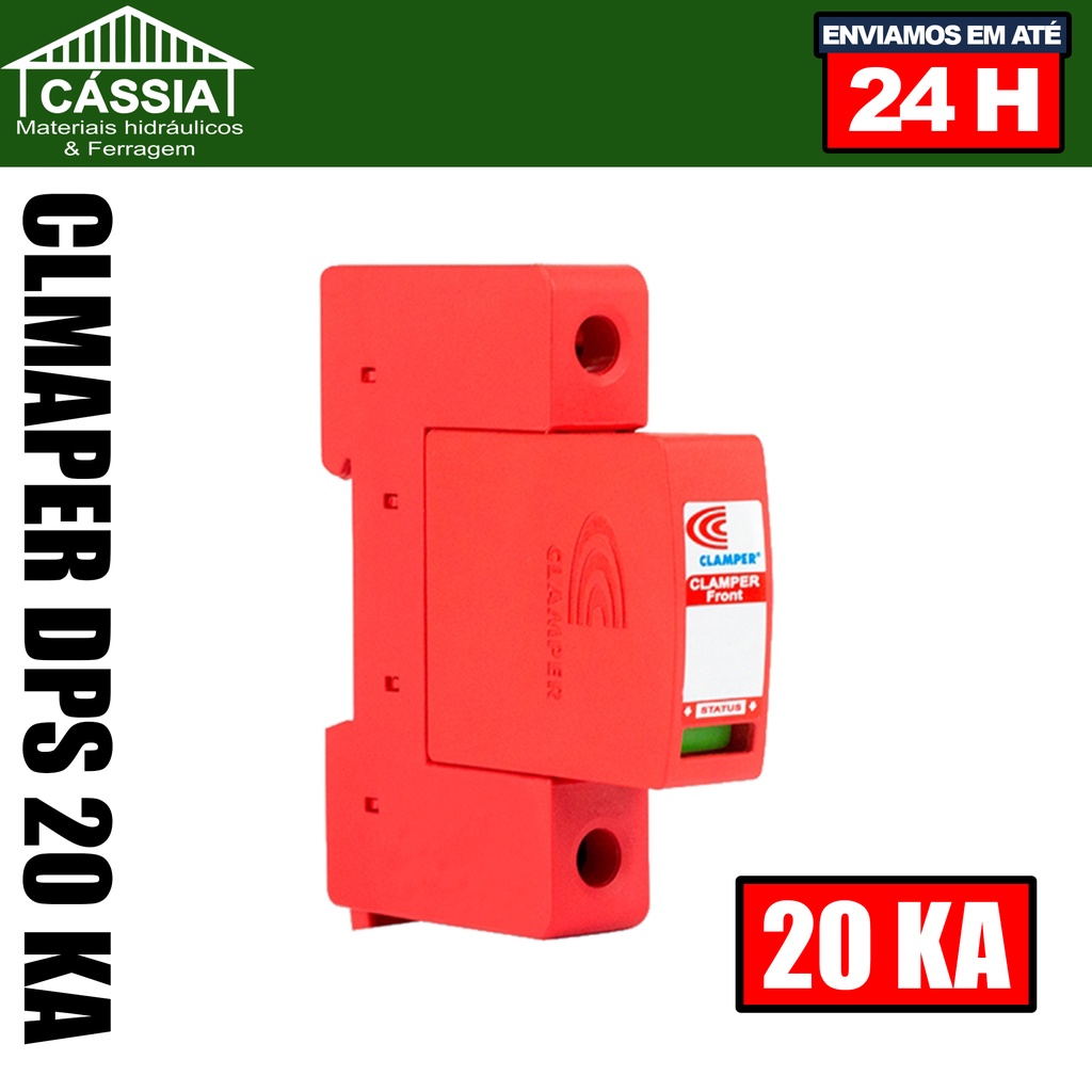 Dispositivo Protecao Contra Surto Dps 275v 20ka Clamper Front | Shopee ...