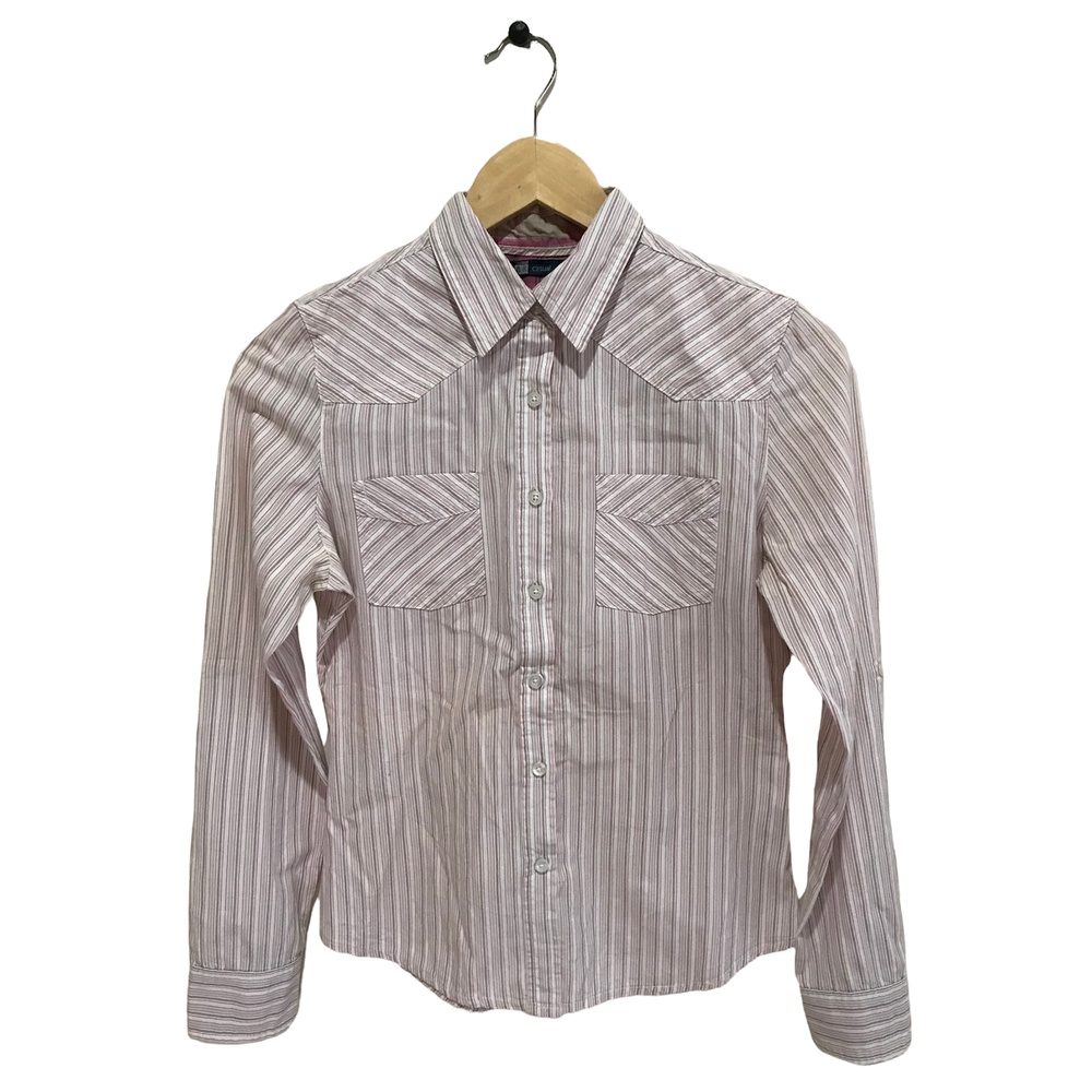 Camisa feminina manga comprida listrada anne kanner by Riachuelo ...