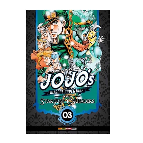 Mangá: Jojo s Bizarre Adventure - Stardust Crusaders Vol.03 NOVO E EM PORTUGUÊS | Shopee Brasil