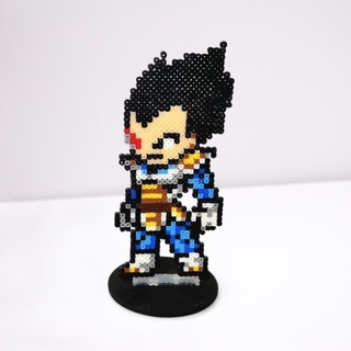 Colecionável Vegeta Dragon Ball Z (Hama Beads/ Perler Beads/ Pixel Art ...