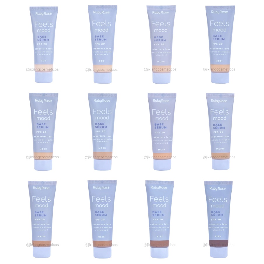 Ruby Rose Base Sérum FPS 20 Feels Mood | Shopee Brasil