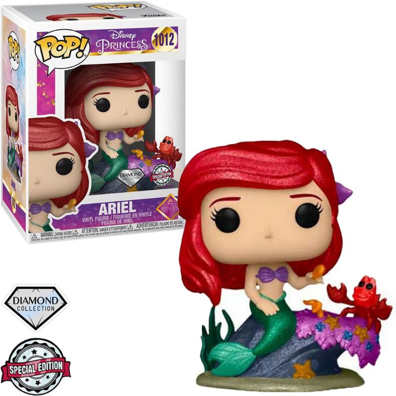 Funko Pop! Ariel #1012 Disney Special Edition Diamond | Shopee Brasil