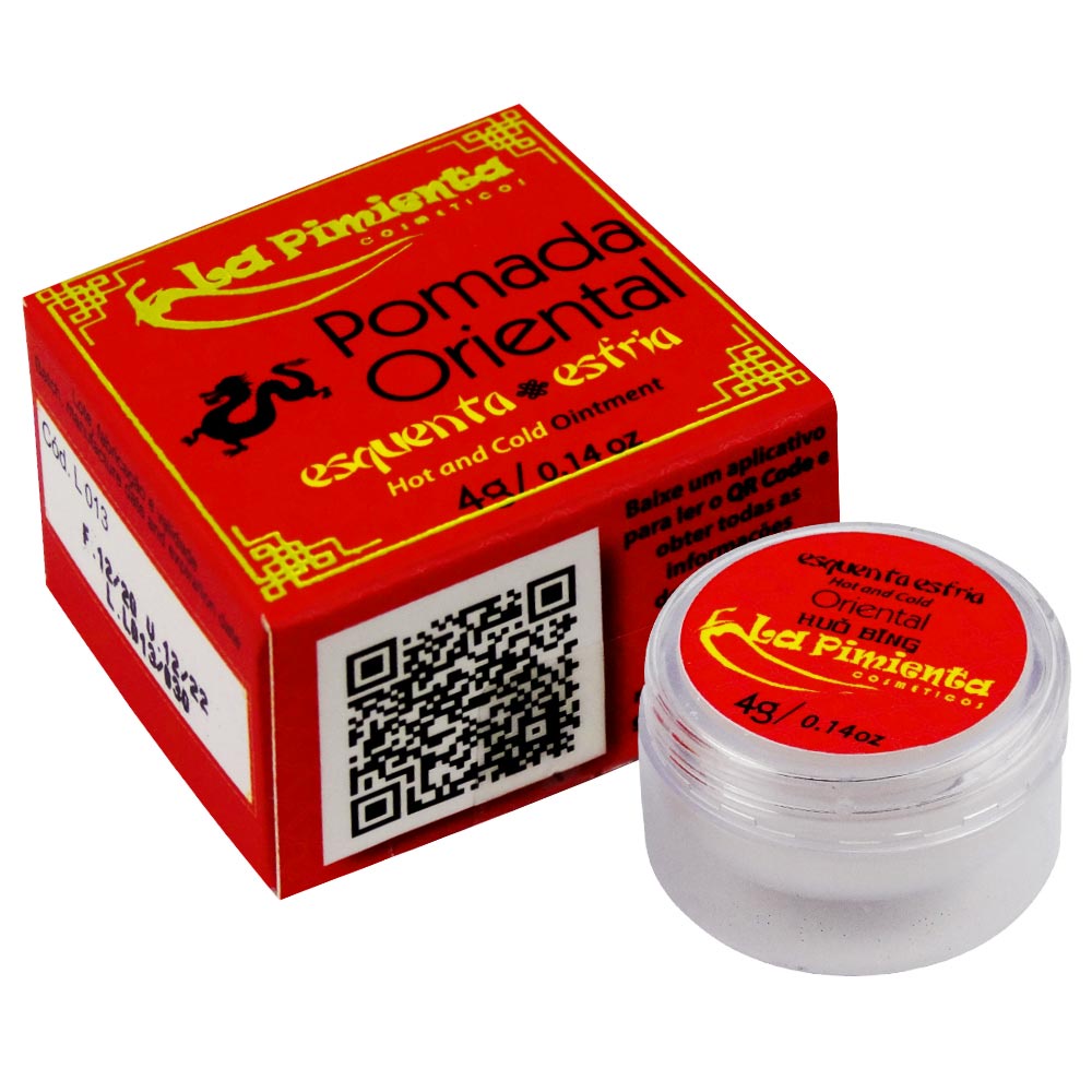 Pomada Oriental Creme De Massagem 4g La Pimienta Shopee Brasil