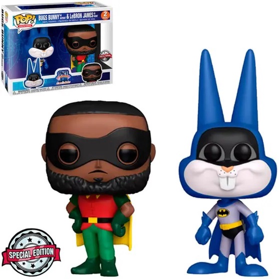 Funko Pop Bugs Bunny as Batman & Lebron James as Robin - Pernalonga e ...